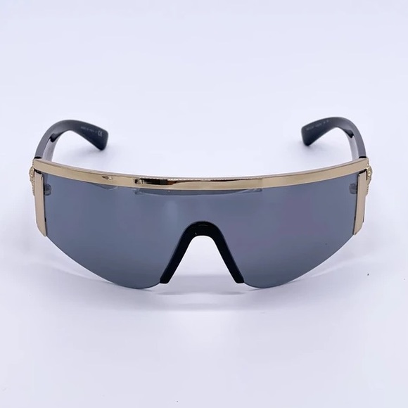 Versace | Accessories | New Versace Ve297 12526g Shield Sunglasses Mod 2197 | Poshmark